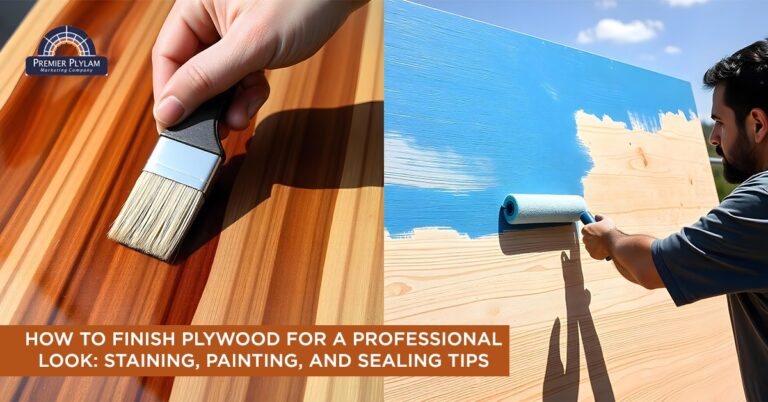 How to Finish Plywood for a Professional Look: Staining, Painting, and ...